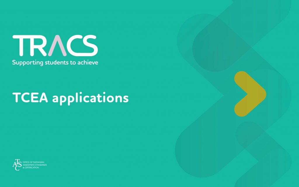 Applying for TCEA – TRACS